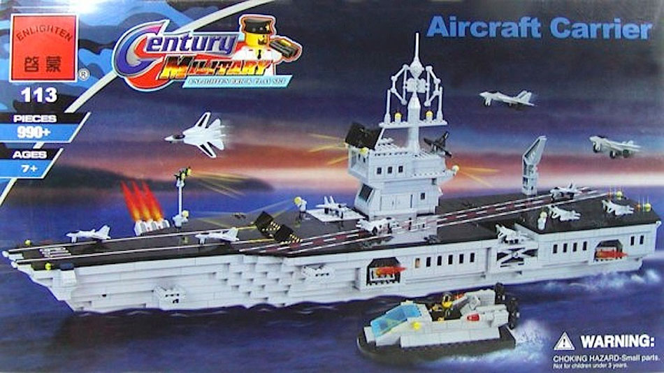 Enlighten 113 - Aircraft Carrier Building Bricks World