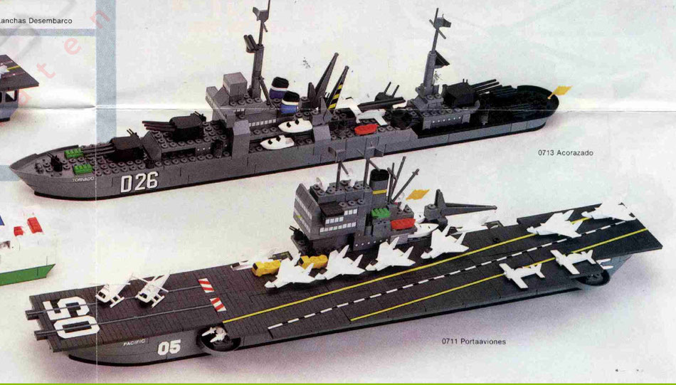 Tenté Pacific - Aircraft Carrier Building Bricks World