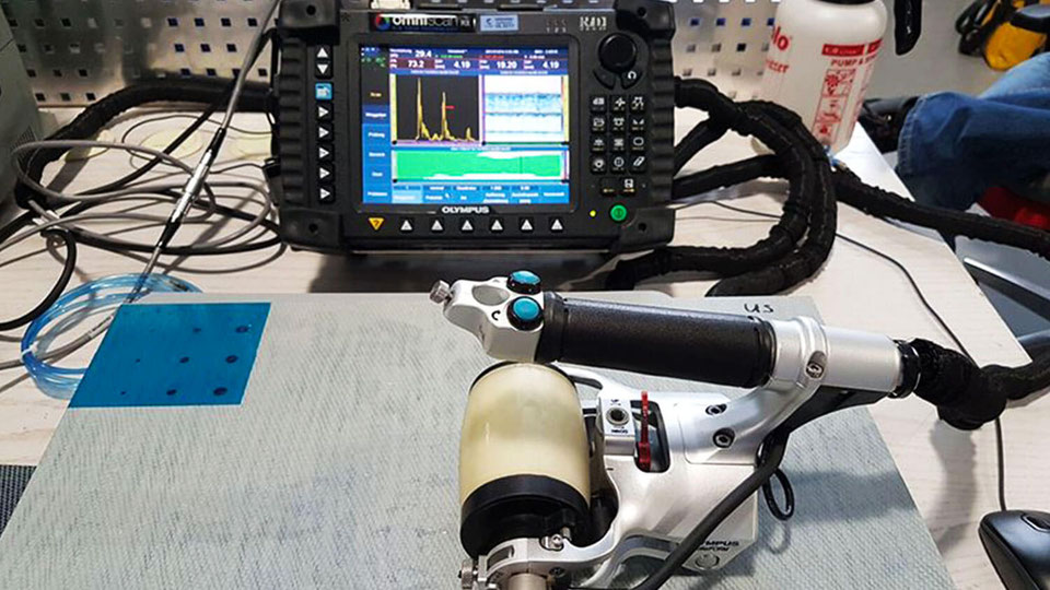 Roller-Form Wheel Probe - Hünefeld NDT