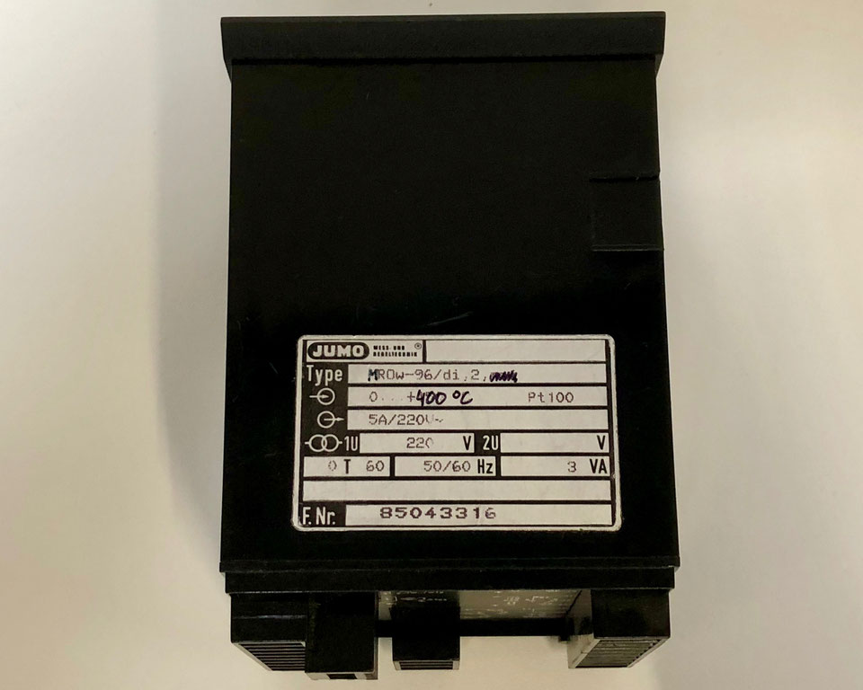 JUMO Electric Controllers - I.S.S. INDUSTRIAL & SHIP SERVICES BV