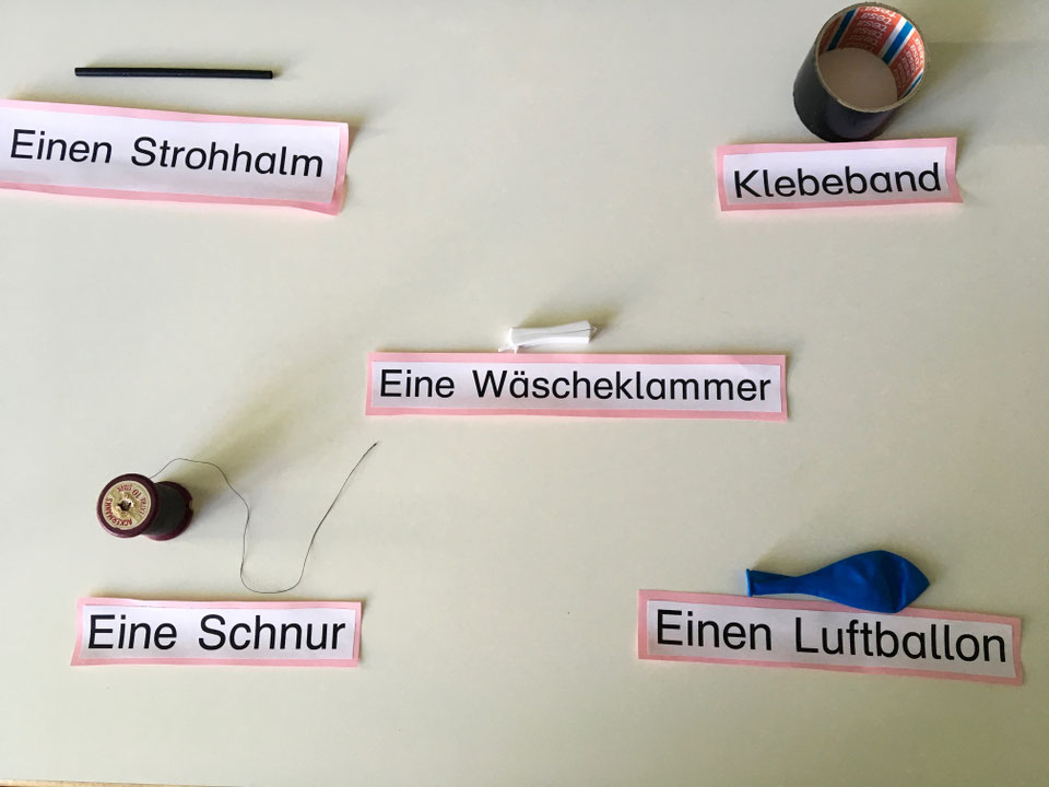 Luftballonrakete - Experimente Sachunterricht Grundschule lmu.de