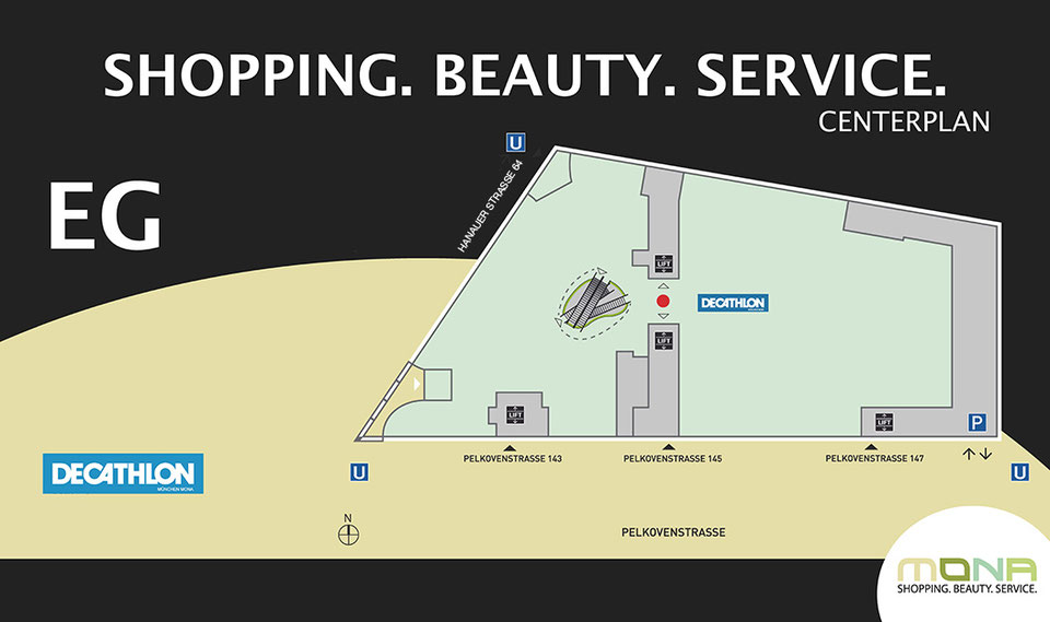 HIER FINDEN SIE UNSERE ETAGENPLÄNE - mona-center-muenchens Webseite!