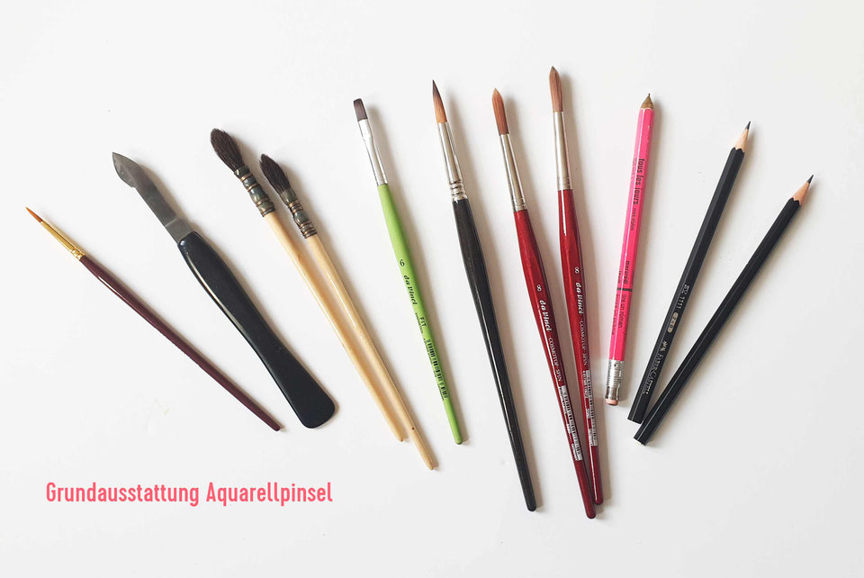 Aquarellausstattung-urban-sketching - für mehr WOW in deinem Aquarell