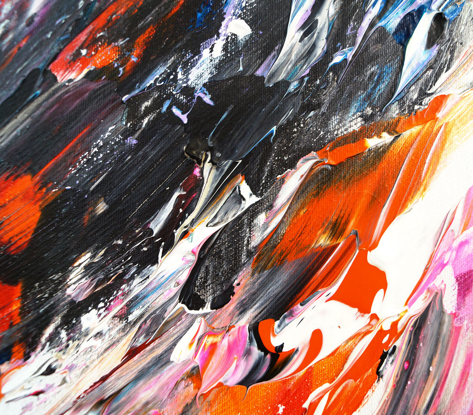 portrait format artwork - large abstract painting art for sale