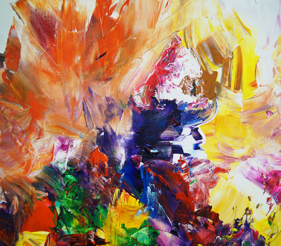 Red Abstract - large abstract painting art for sale