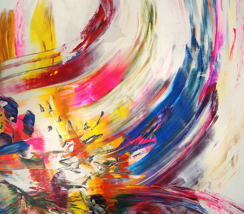 Energy Eruption L 1 - large abstract painting art for sale
