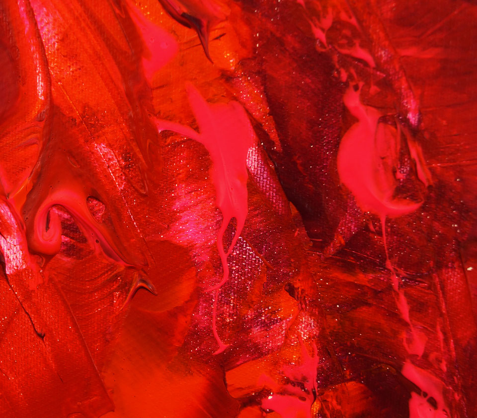 Red artwork - large abstract painting art for sale