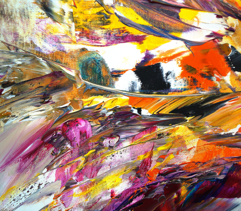 Awesome Wonderworld L 3 - large abstract painting art for sale