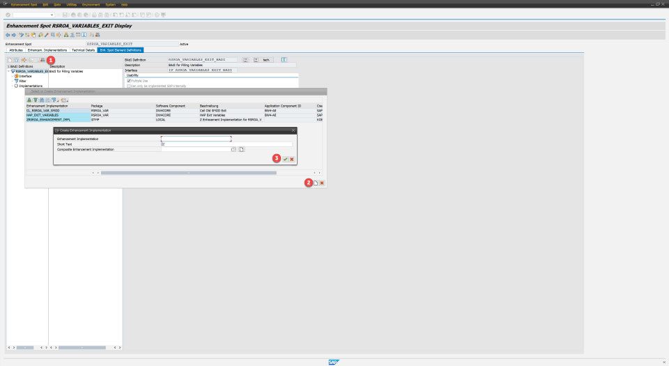BW/4HANA 2.0 Customer Exit Variables with own enhancement spot - reyemsaibot