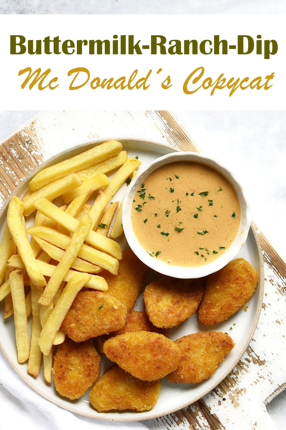 Buttermilk-Ranch-Dip. Mc Donald´s Copycat. - mix dich glücklich ...