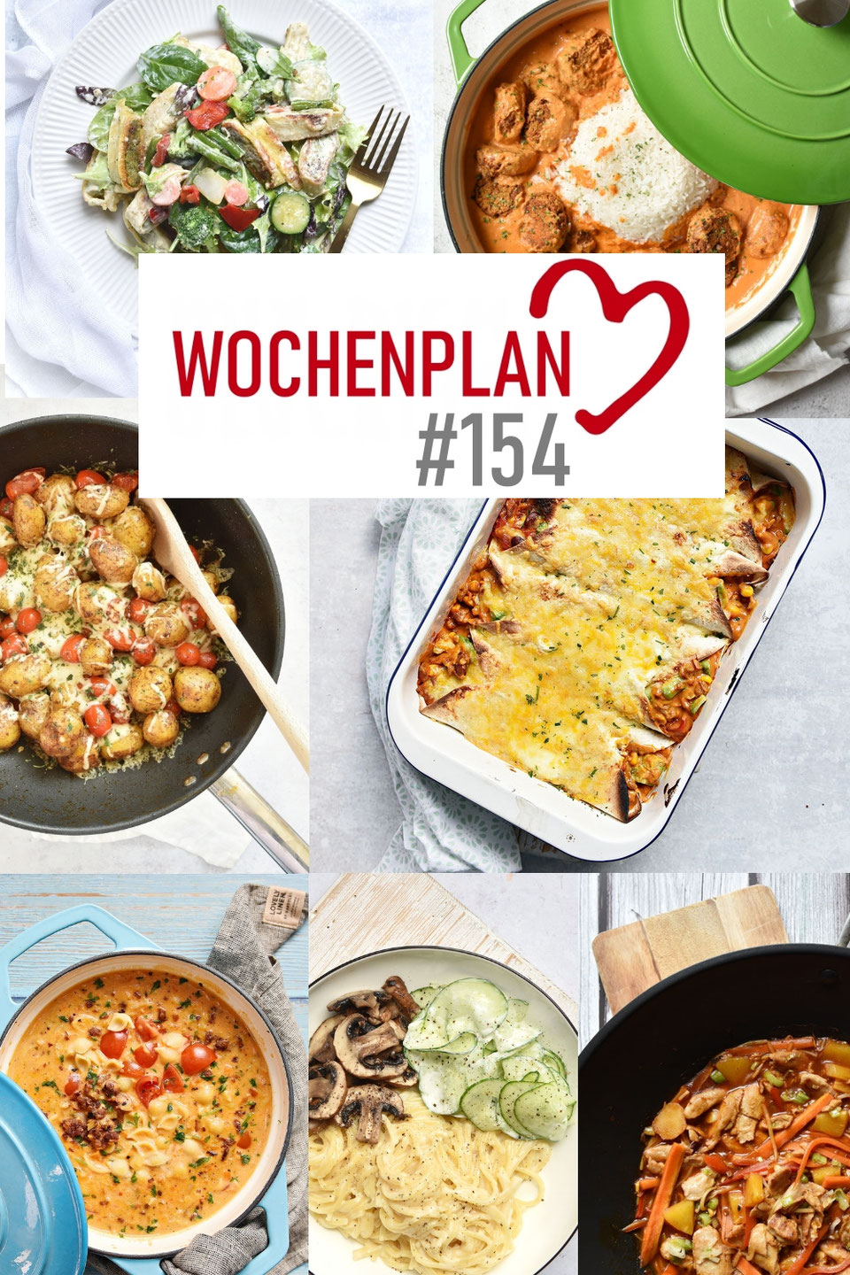 Wochenplan #154. Abwechslungsreiche Rezeptideen für eine Woche. - mix dich glücklich (Thermomix ...