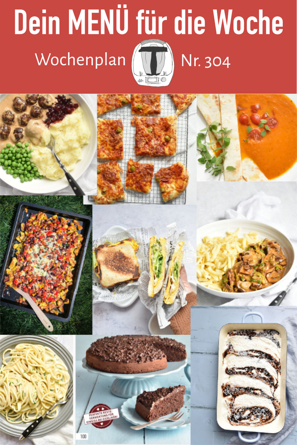 Wochenplan #304. Abwechslungsreiche Rezeptideen für eine Woche. - mix ...