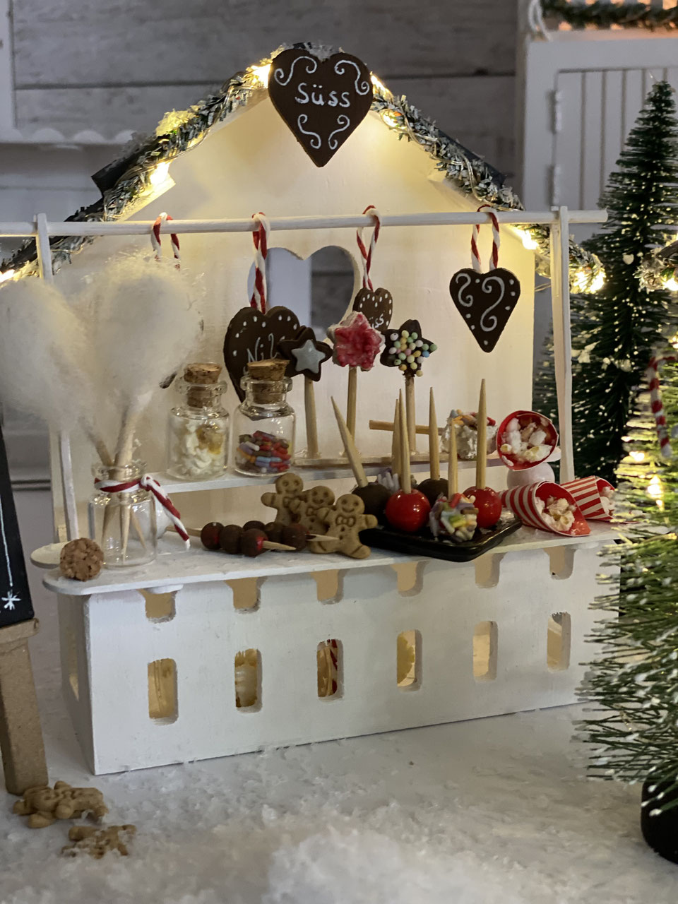 DIY Anleitung Großer Wichtel-Weihnachtsmarkt - Basteln & Dekorieren