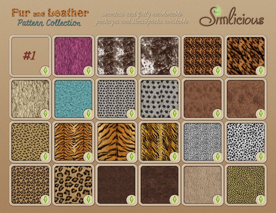 Patterns - Custom Content for the Sims 3 by Simlicious