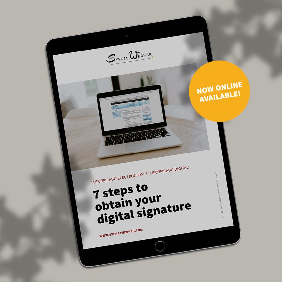 eBook: How to obtain your digital signature in Spain - Svenja Werner ...