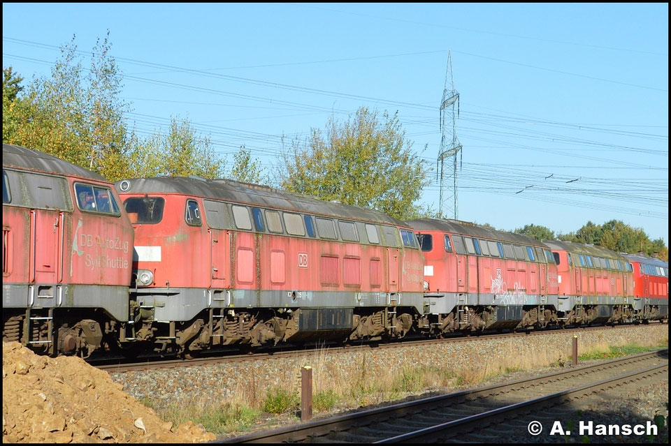 BR 215, 216 u. 225 (V160 DB) - Hanschers Eisenbahnseite