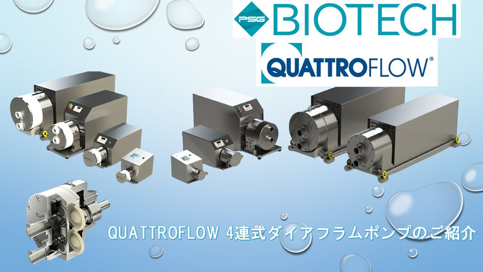 QUATTROFLOW 4連式ダイアフラムポンプ - ジャパンマシナリー株式会社