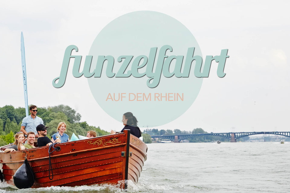Boot Funzelfahrt - ﻿RheinWein Event Mainz/Wiesbaden