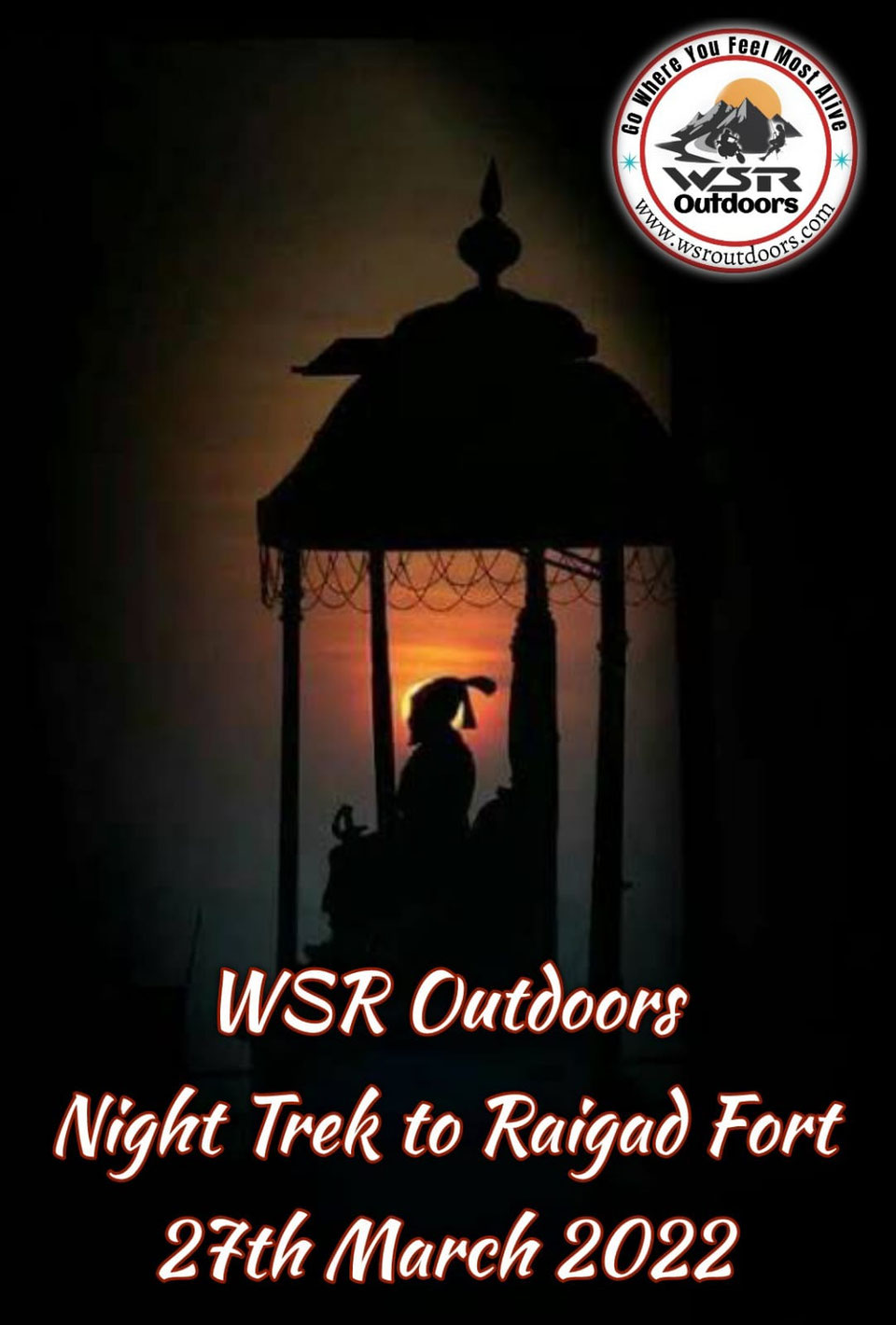Night Trek to Raigad Fort - wanderingsoulriders Group