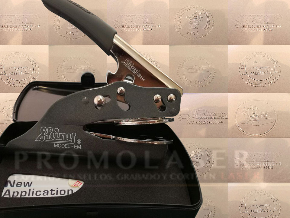 Sellos Secos o Repujado - Promolaser - Sellos y Publicidad - Bogotá