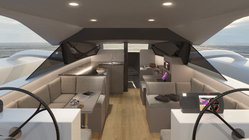 TR50 CUSTOM CRUISING TRIMARAN - Catamarans and Trimaran Designs by ...