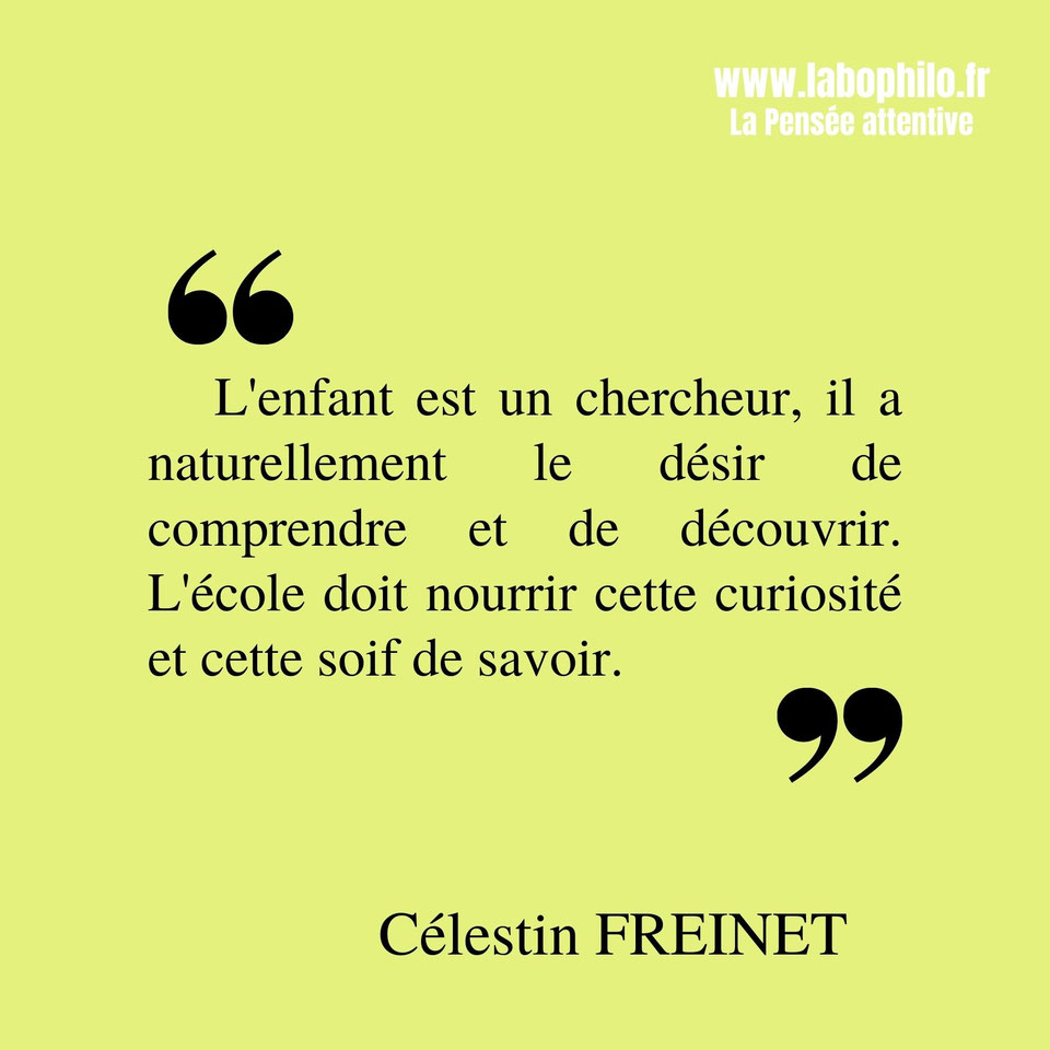 20 citations de Célestin FREINET pour réfléchir sur l'enfant, l'éducation et l'école - Site de ...