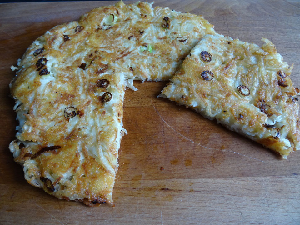 Cheese & Onion Rosti - The Credit Crunch Cooke