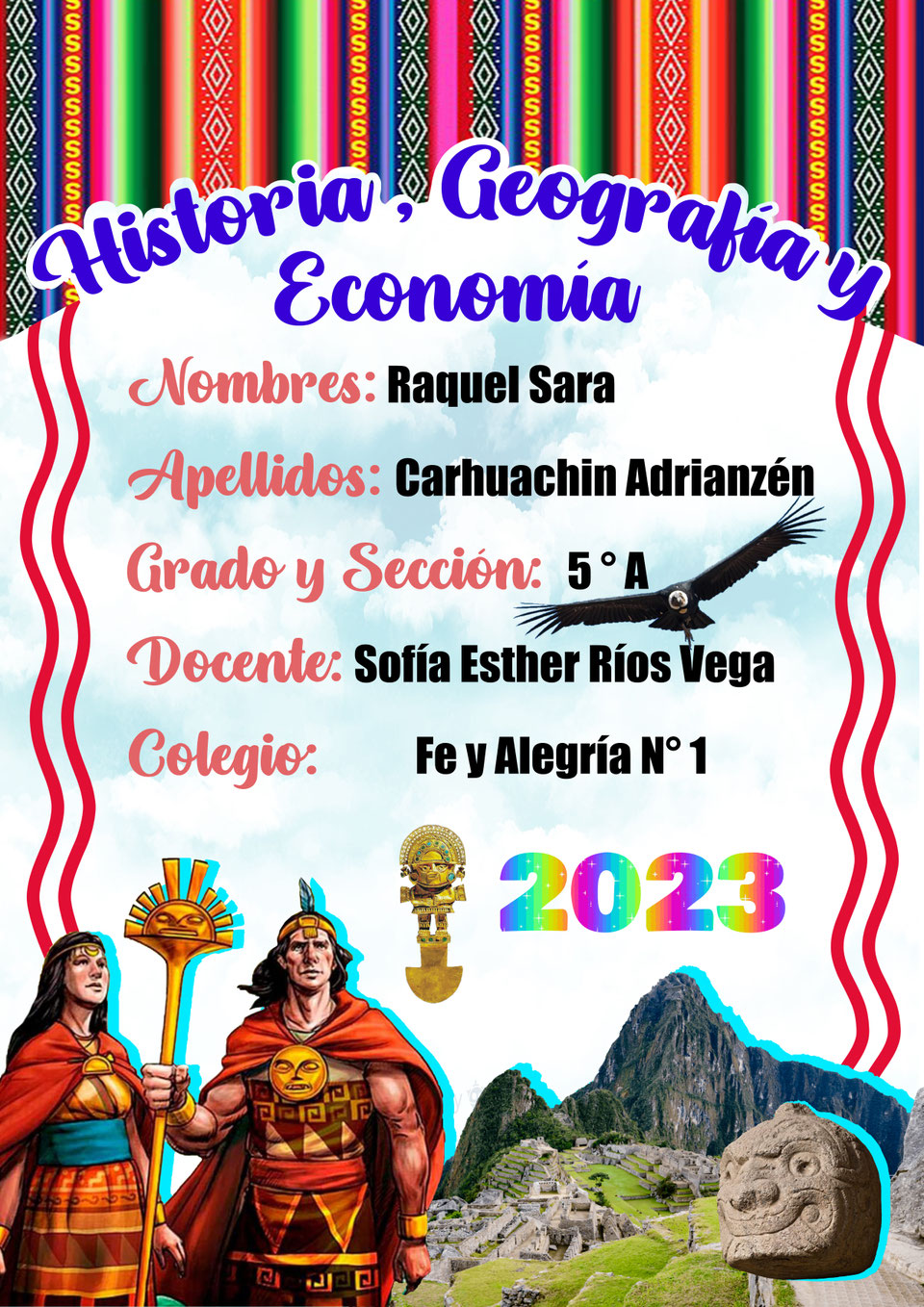 2 CARÁTULAS PARA CUADERNOS - Página web de sara-study-peru