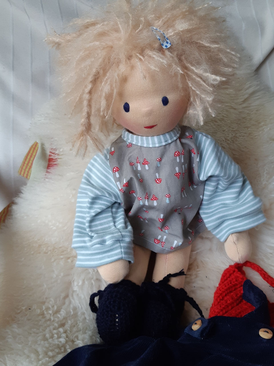 Fipsi Will Auch Mit Zum Weihnachtsmarkt - Handgemachte Stoffpuppen ...