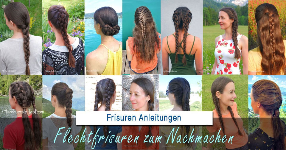 Flechtfrisuren: 80 Anleitungen & Tutorials mit Bildern zum Nachmachen ...