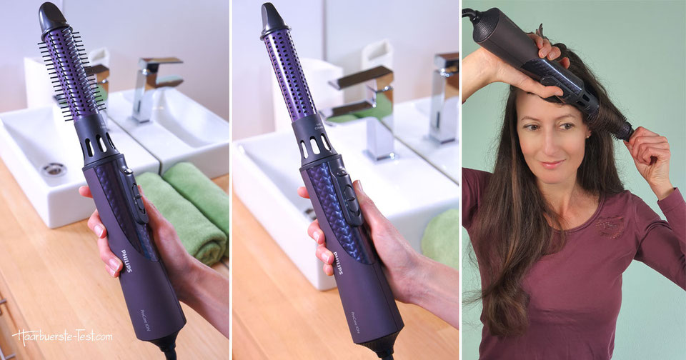 Warmluftbürste mit einziehbaren Borsten: Praxis-Test und Erfahrungen ...