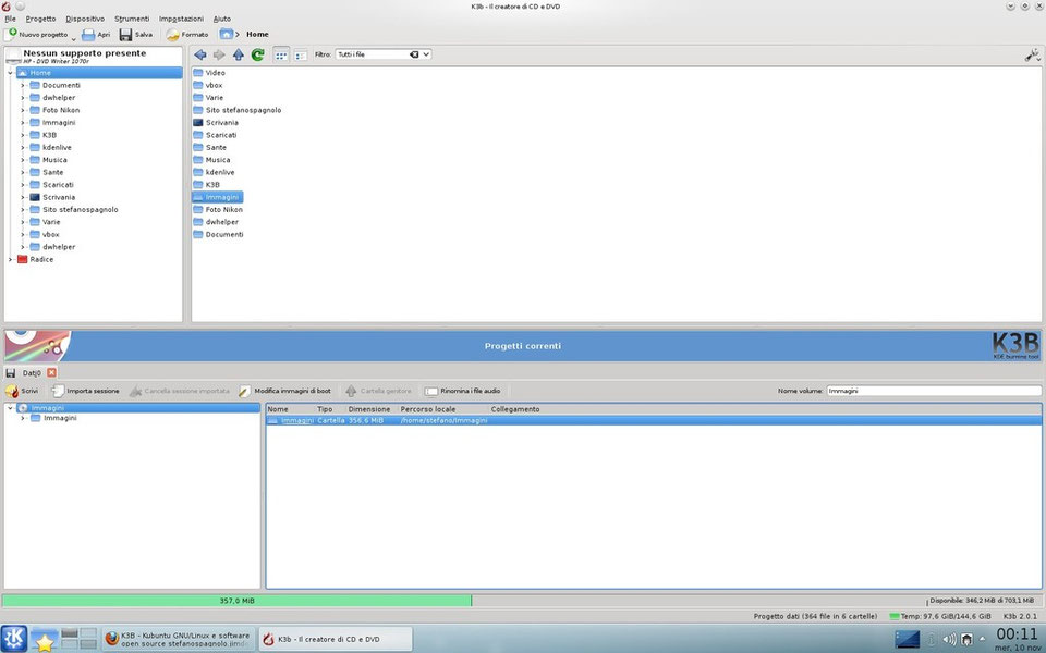 Masterizzare con K3B - GNU/Linux e software open source