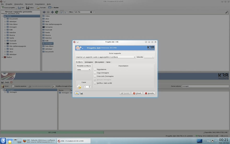 Masterizzare con K3B - GNU/Linux e software open source