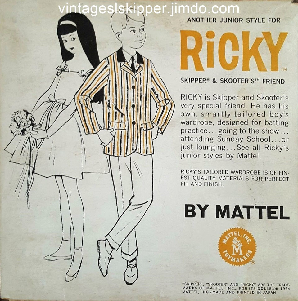 Skipper's Friends (Ricky, Skooter, Fluff, Tiff) Fashions - Skipper Doll ...