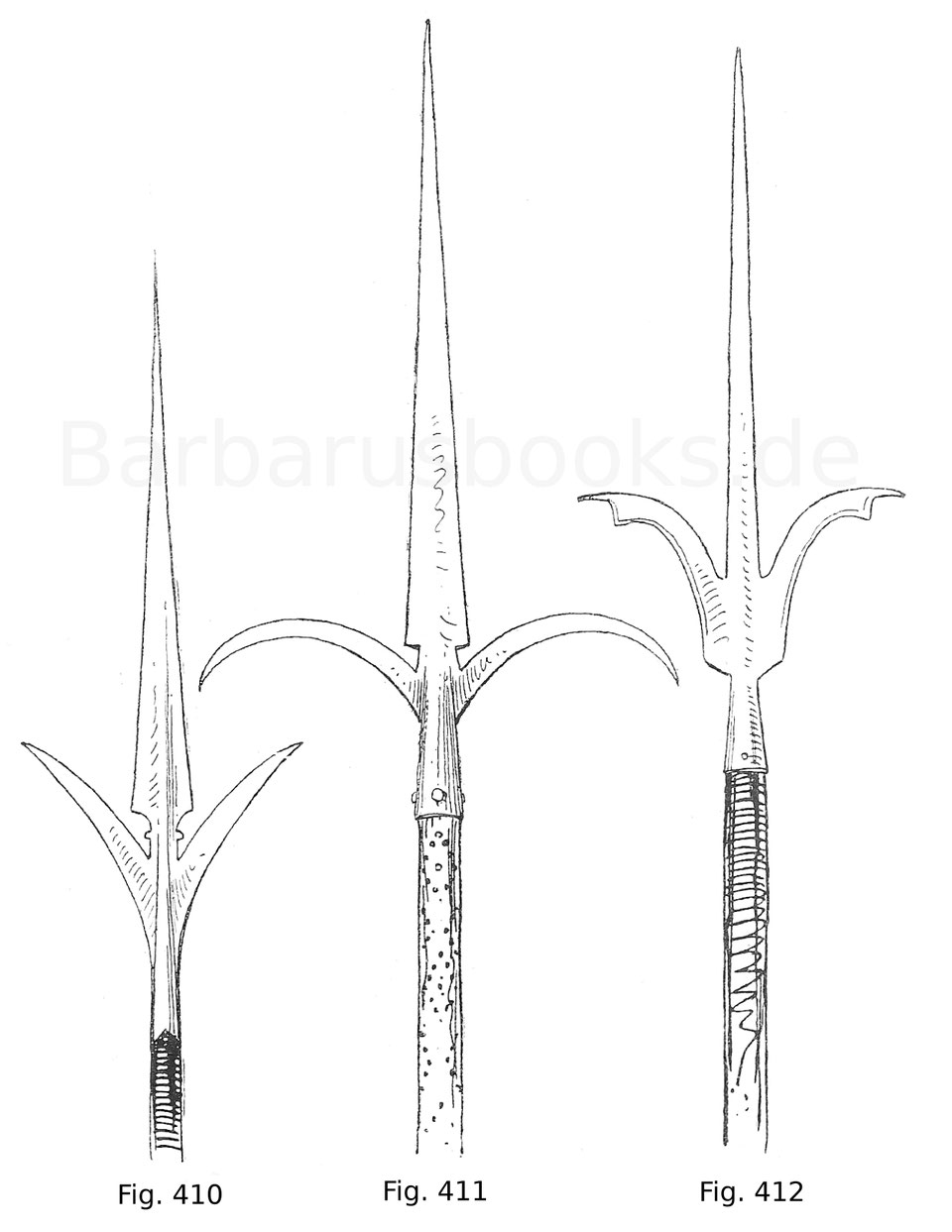 Das Spetum, der Hakenspieß, die Kriegsgabel und die Sturmsense ...