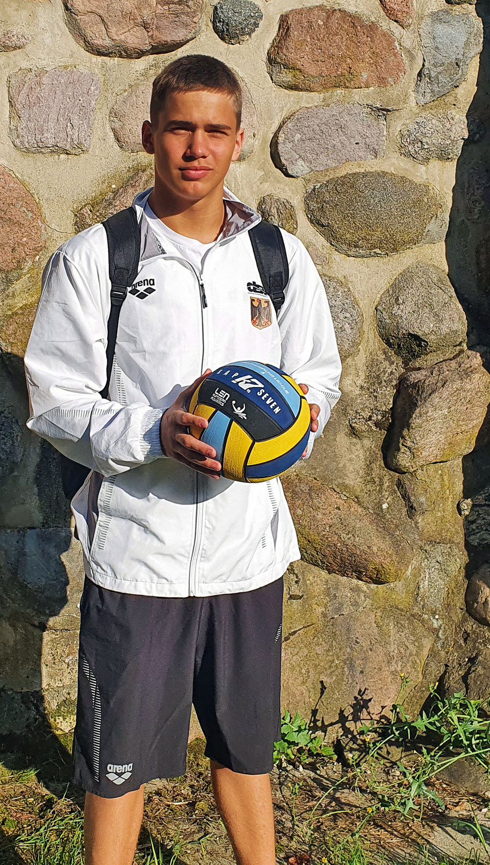 Wasserball U15 Europameisterschaft mit Marian Kob vom WSW Rostock als ...