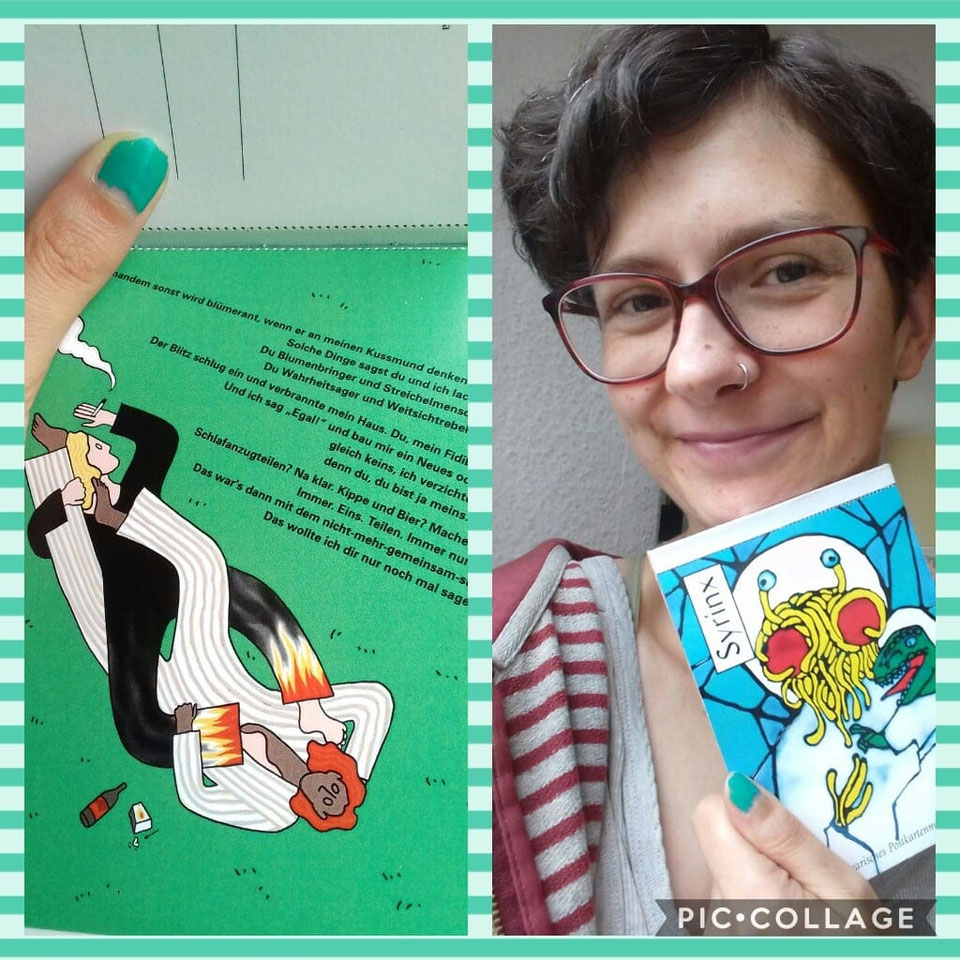 "Fidibus" veröffentlicht in Syrinx #06 - Sari Sorglos schreibt.