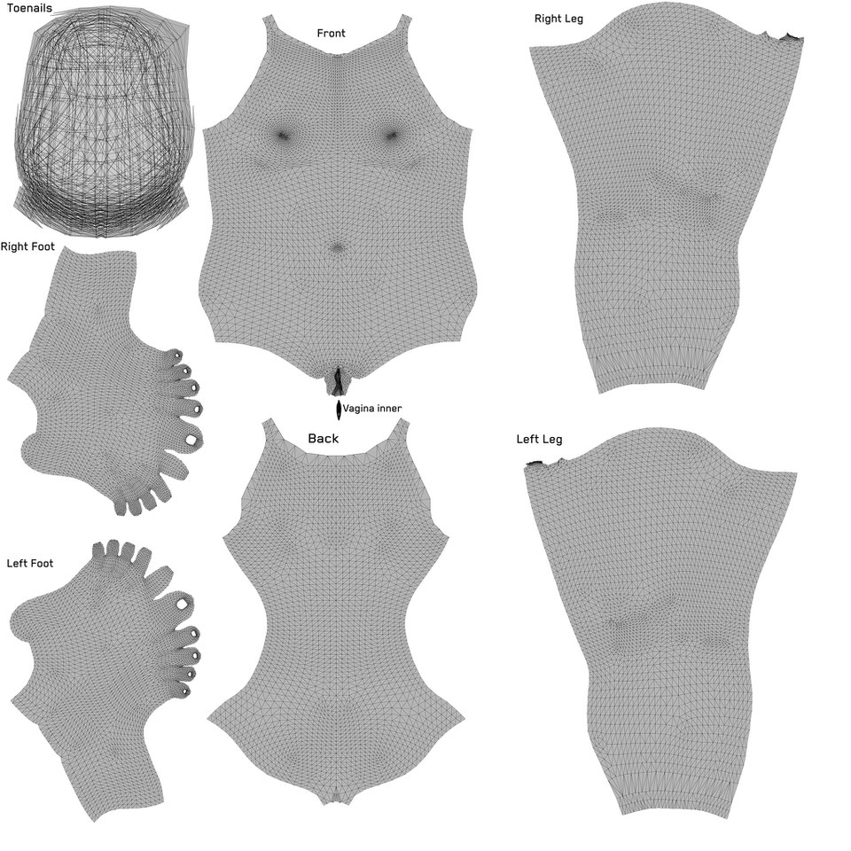 VTK FemV HD Feet Body and its Textures - xbaebsaes Webseite!