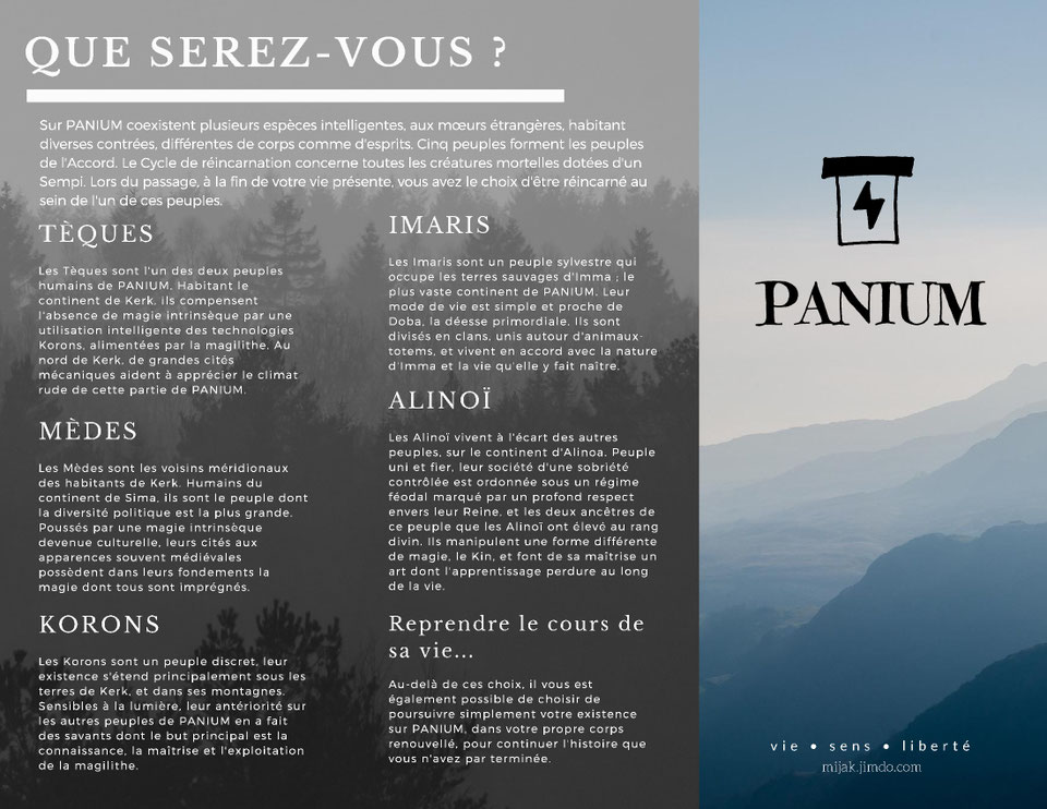 Présentation - Panium