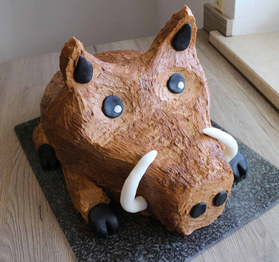 wild boar cake - let your sweet dreams come true