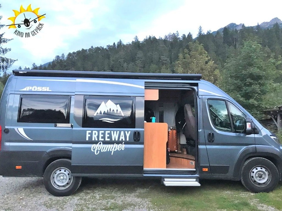 Camper-Van von Freeway für die Familie - kindimgepäck - Reiseblog im ...