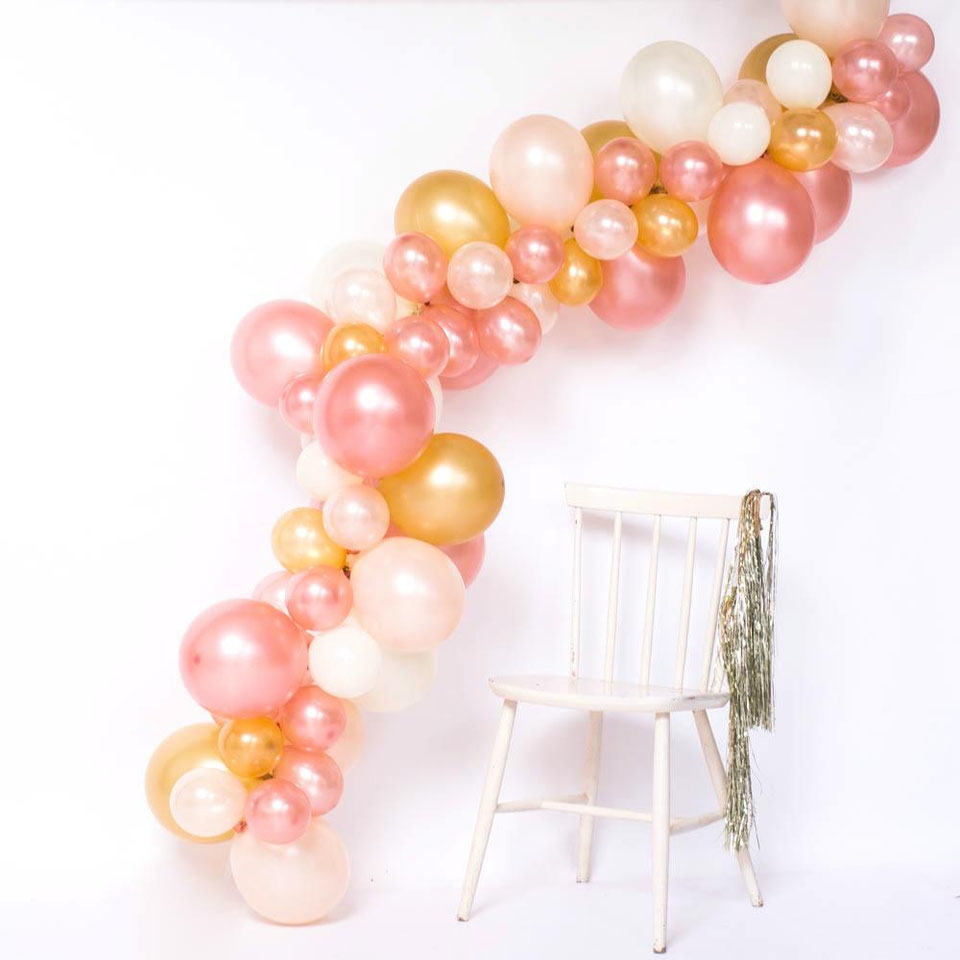 Como hacer una Cadena de Globos - decoracion para fiestas