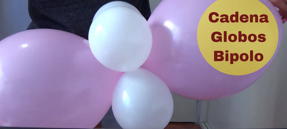 Cadena de Globos Bipolo - decoracion para fiestas