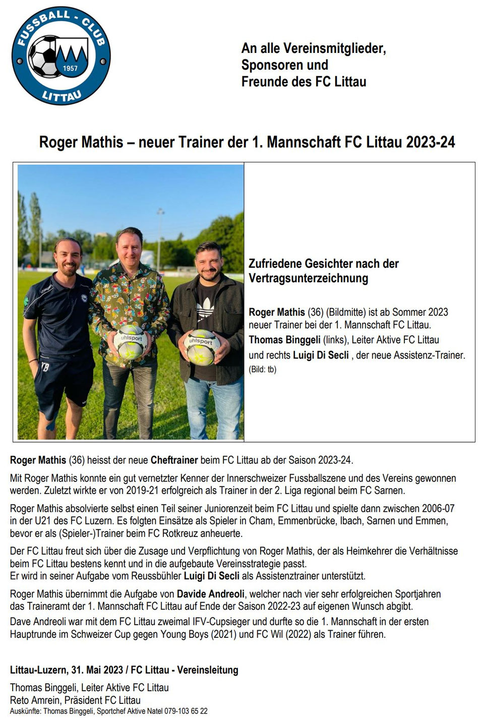 News - FC Littau