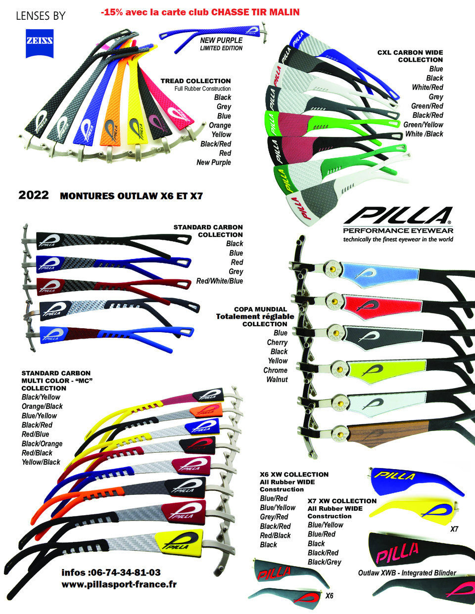 OUTLAW X7 - Lunettes PILLA sport france