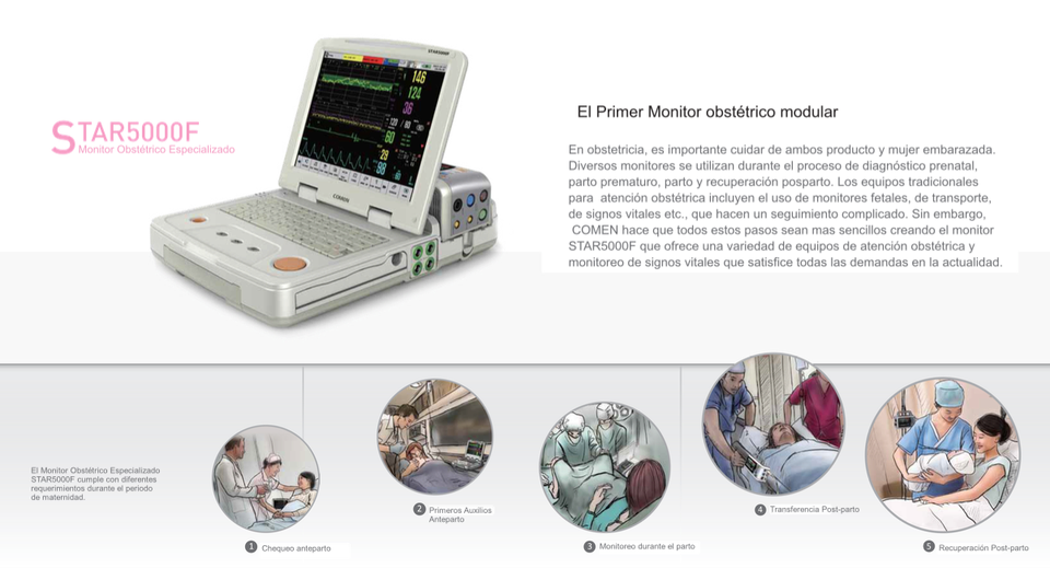Tococardiografo STAR5000E - Comen Medical