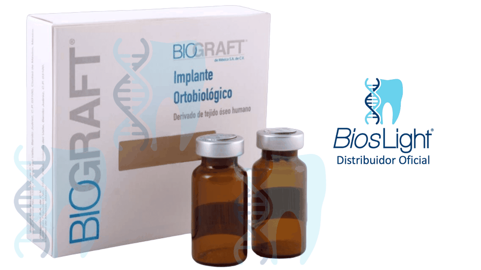 Biograft Hueso en Polvo 1 cc (0.5cc/0.5cc) | Aloinjerto Dental - Bios Light