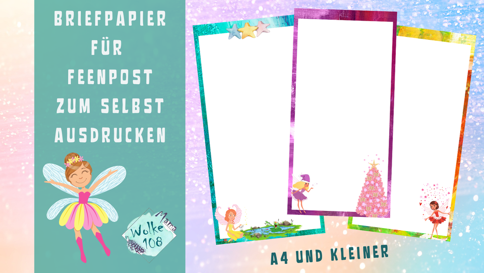 Feen-Brief-Papier - auf-wolke-108s Webseite!
