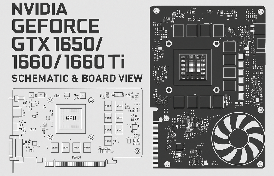 Nvidia GeForce GTX 1650/1660/1660 Ti/Super Schematic & Board View ...