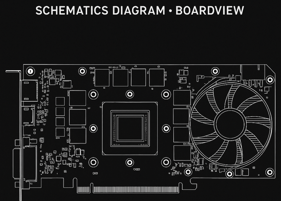 Nvidia GeForce GTX 1050/Ti GTX1060 Schematics Diagram. Boardview ...